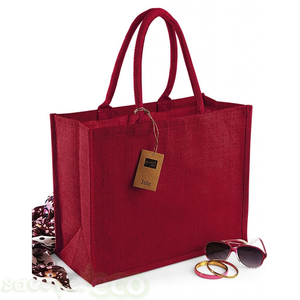 Sacosa din iuta "Shopper Classic" | Sacose bumbac, Personalizare sacose ...